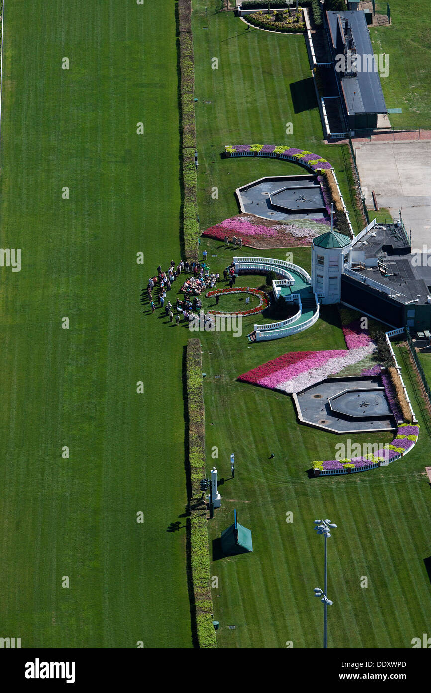 aerial photograph Churchill Downs Thoroughbred racetrack, Louisville ...