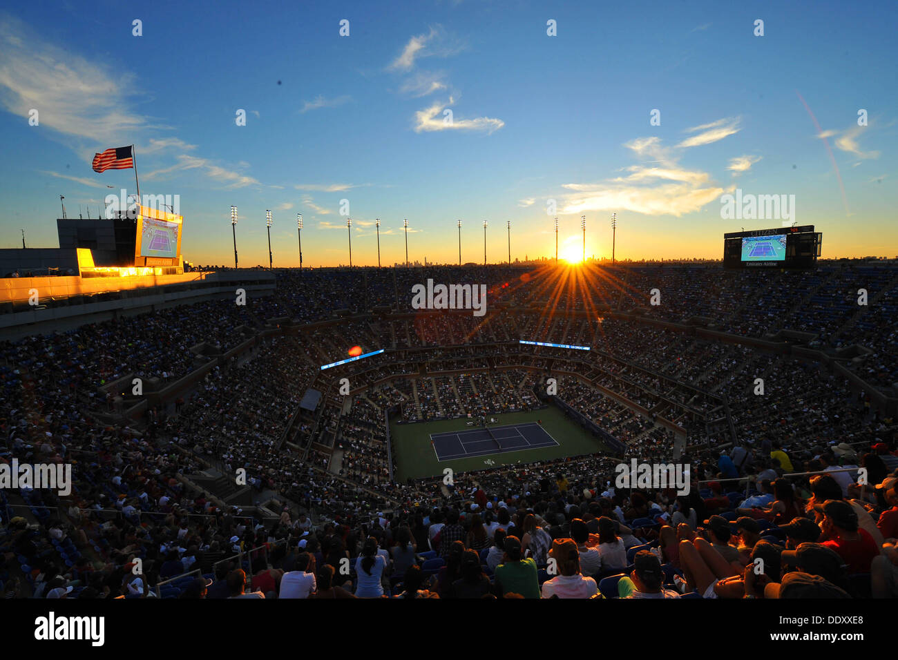 New York, America. 08th Sep, 2013. General View of the the US Open ...