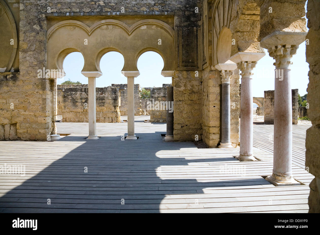 The upper basilica in Madinat al-Zahara (Medina Azahara), Spain, 2007 ...