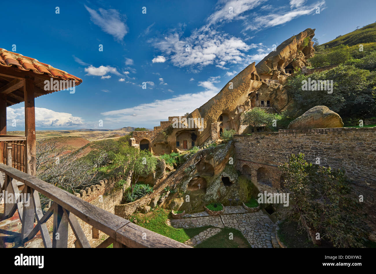 David Gareja, rock-hewn Georgian Orthodox monastery complex, Georgia ...