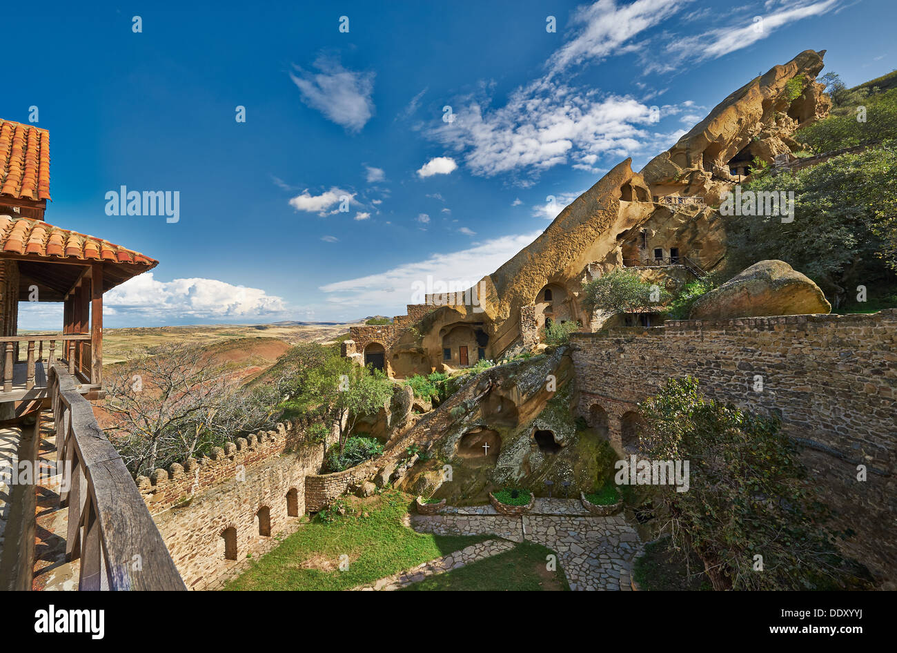 David Gareja, rock-hewn Georgian Orthodox monastery complex, Georgia ...