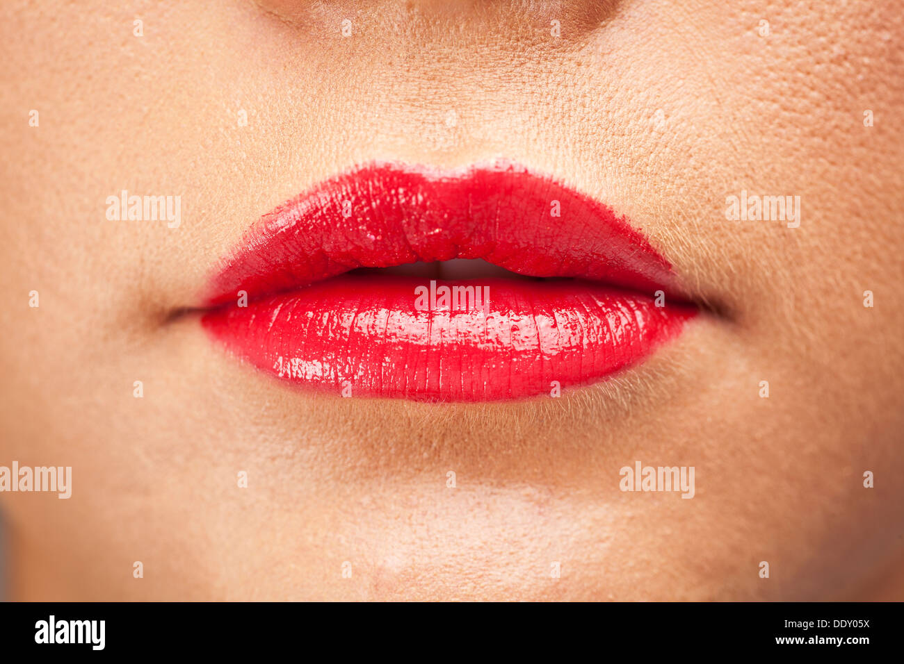 Pretty Female Model lips Stock Photo - Alamy