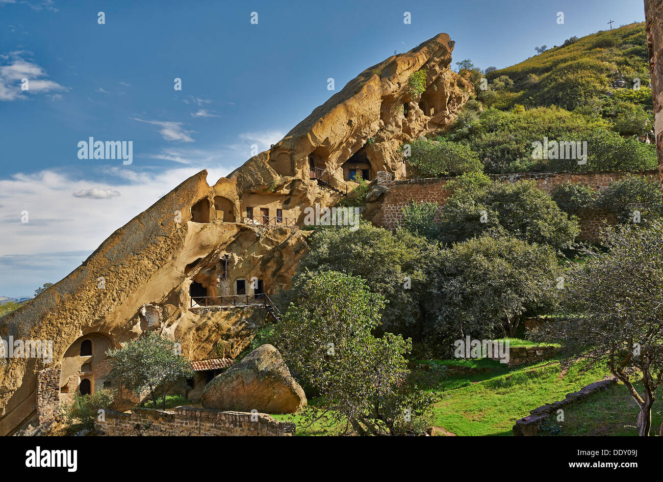David Gareja, rock-hewn Georgian Orthodox monastery complex, Georgia ...