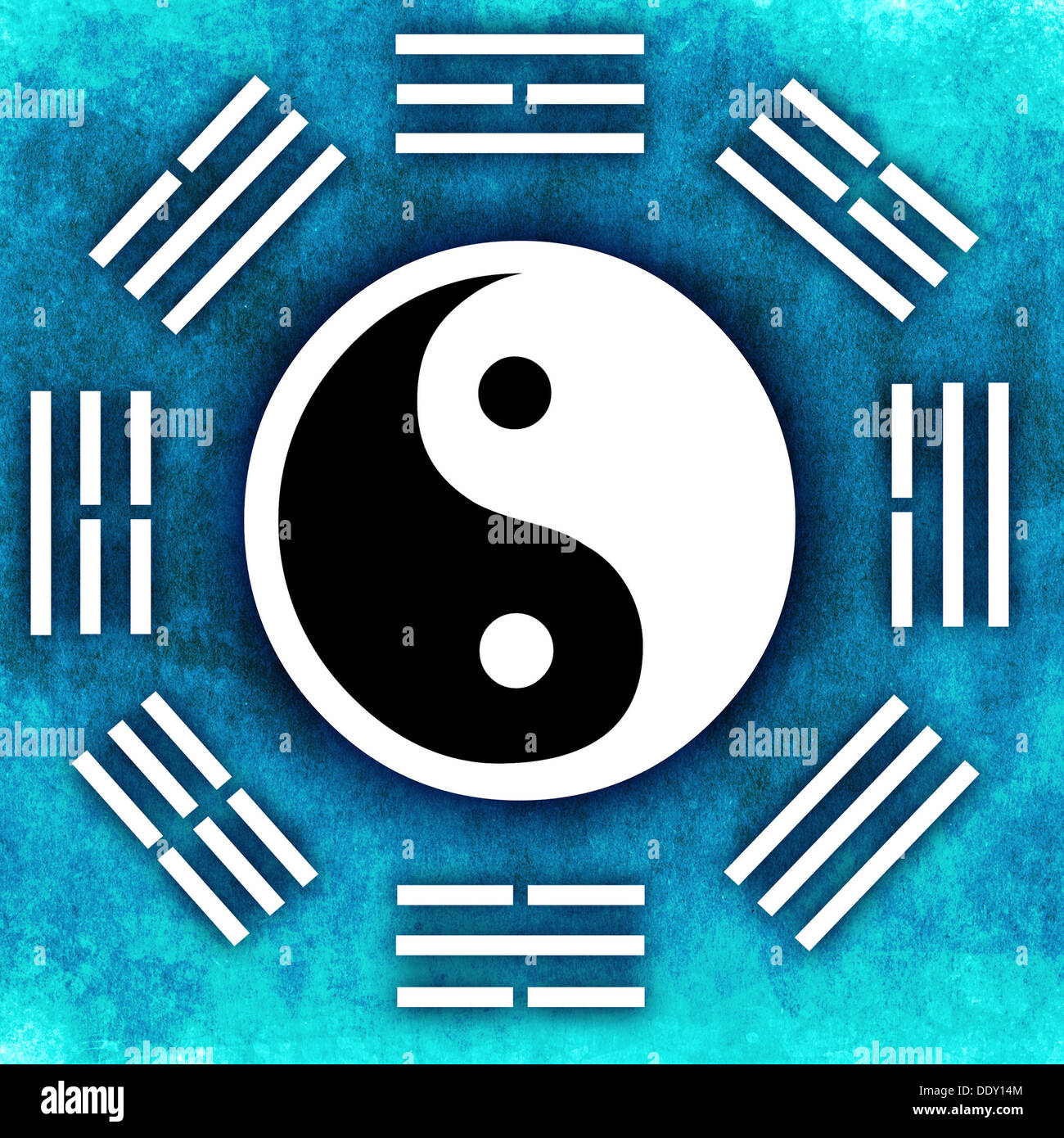 Yin yang bagua illustration hi-res stock photography and images - Alamy