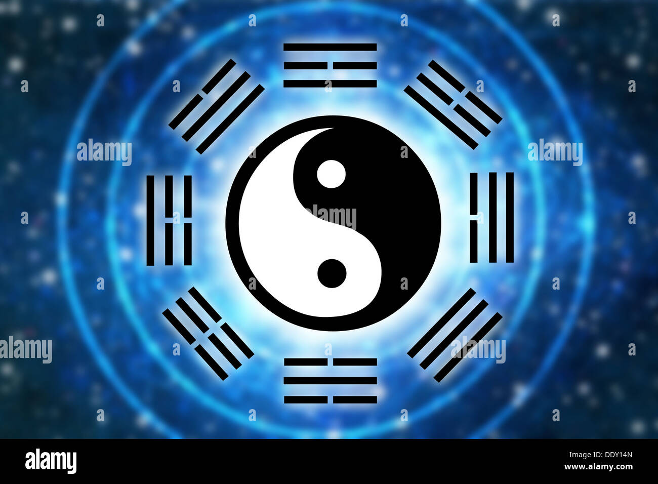 Bagua or Pa Kua Stock Photo - Alamy