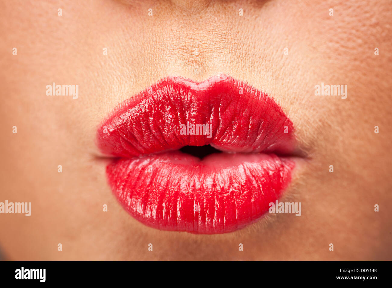 Lips pout kiss hi-res stock photography and images - Alamy