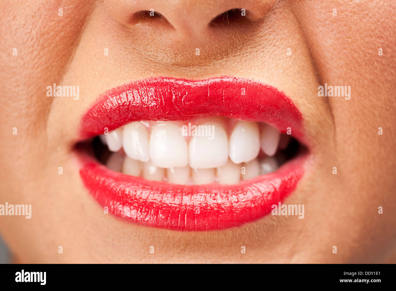 Gritting Teeth Smile