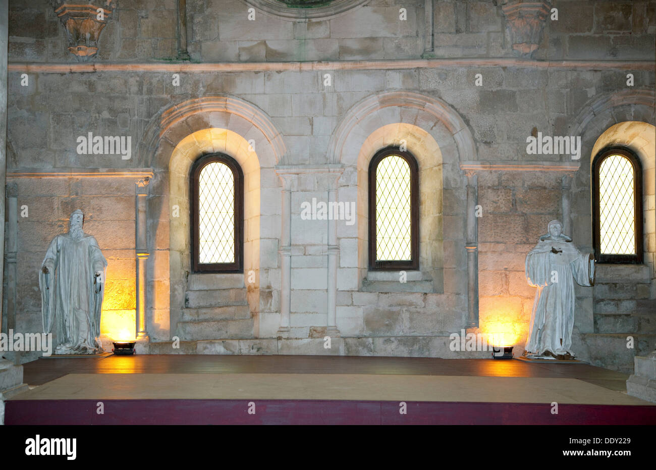 Alcobaca monastery statues interior hi-res stock photography and images ...
