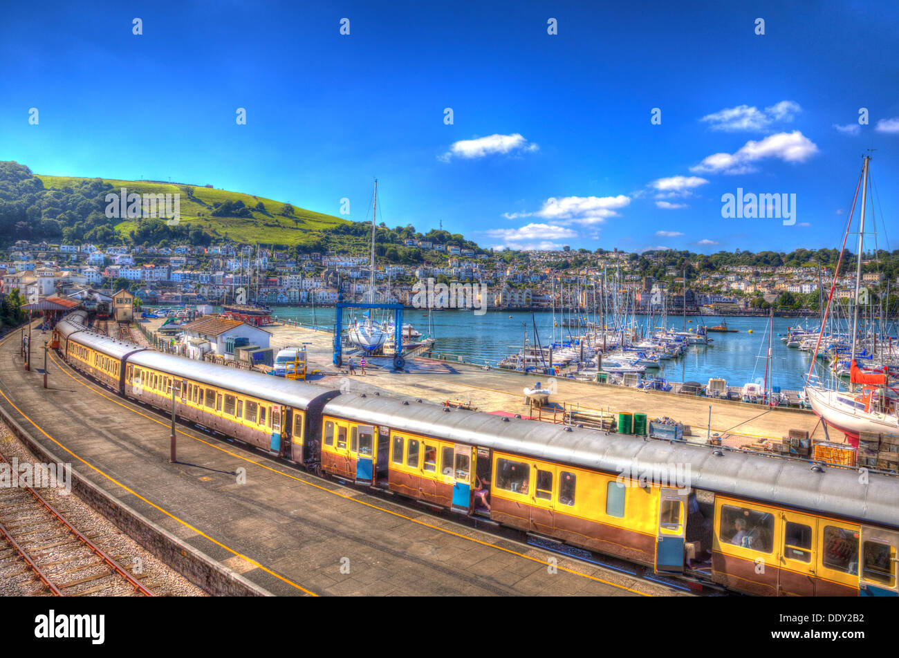 Blue Train Carriages High Resolution Stock Photography and Images - Alamy