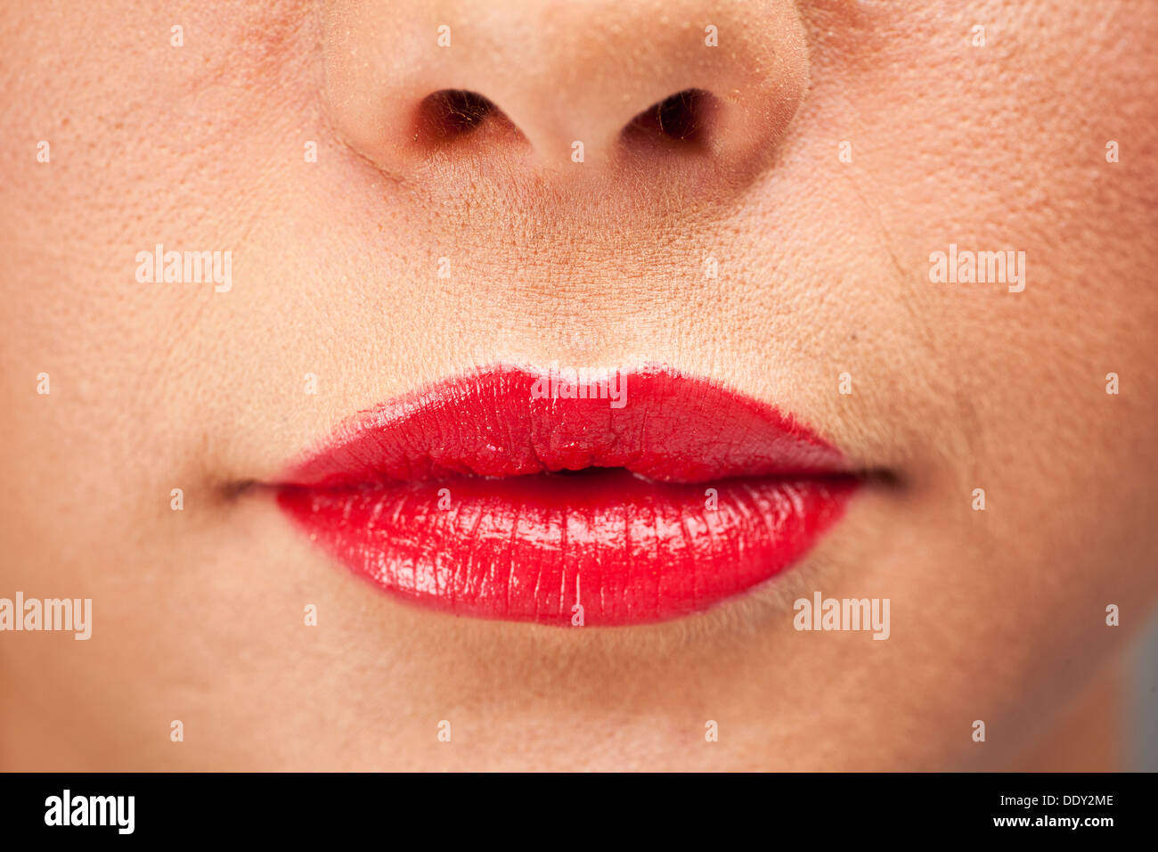 Model lips hi-res stock photography and images - Alamy