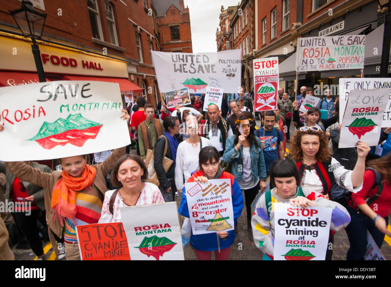 Gold mine protest hi-res stock photography and images - Alamy