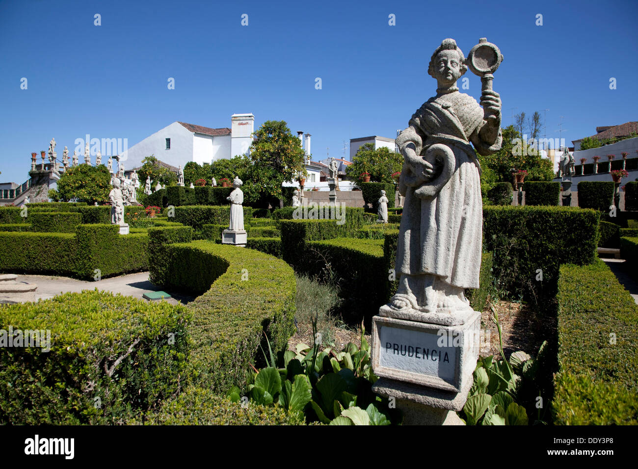 'Prudence', statue in the Garden of the Episcopal Palace, Castelo ...