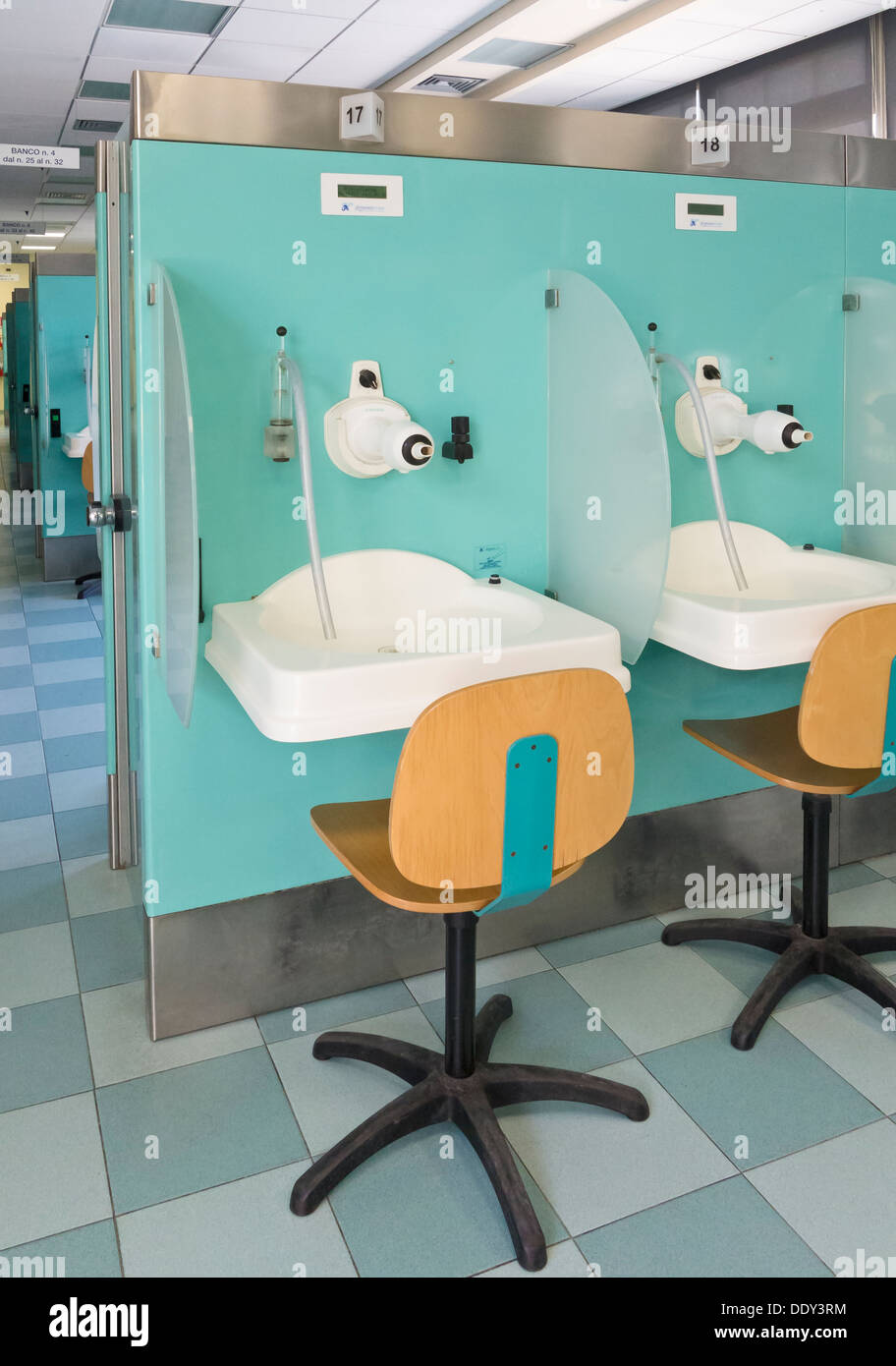 Inhalation therapy department at Rimini terme thermal spa, Rimini ...