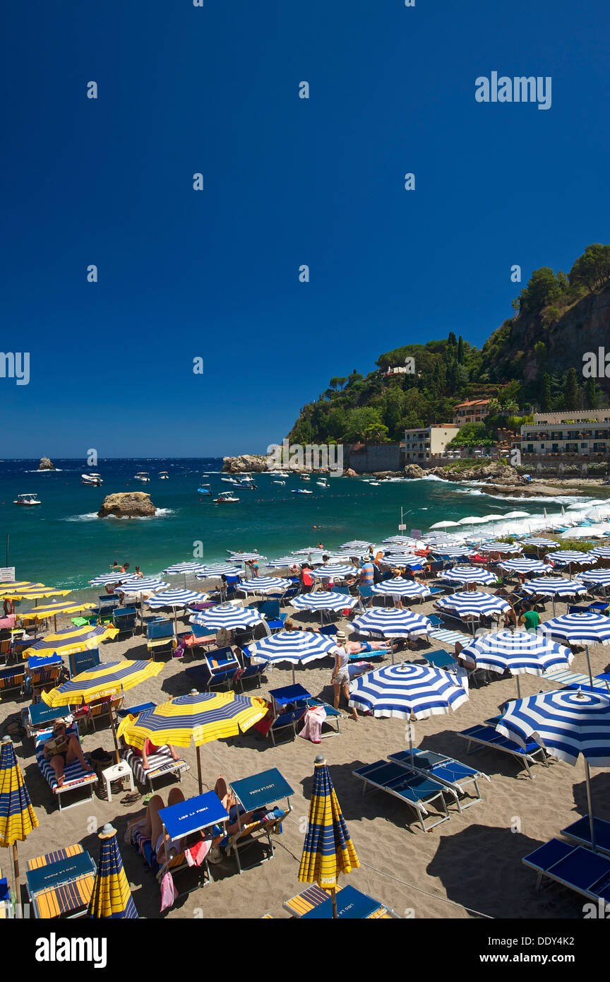 Mazzaro beach in taormina hi-res stock photography and images - Alamy