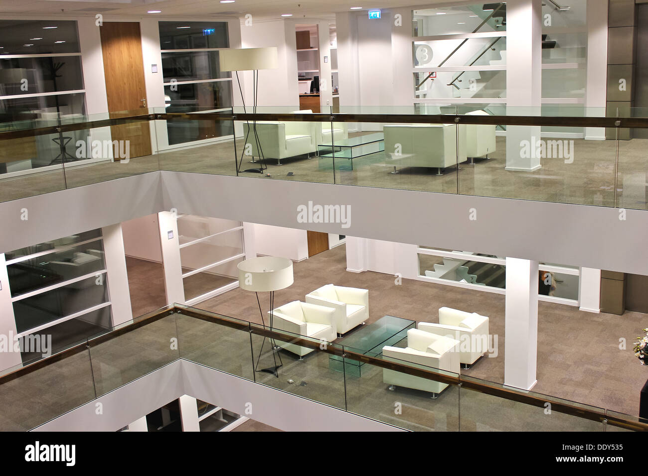 Interior office building Stock Photo - Alamy