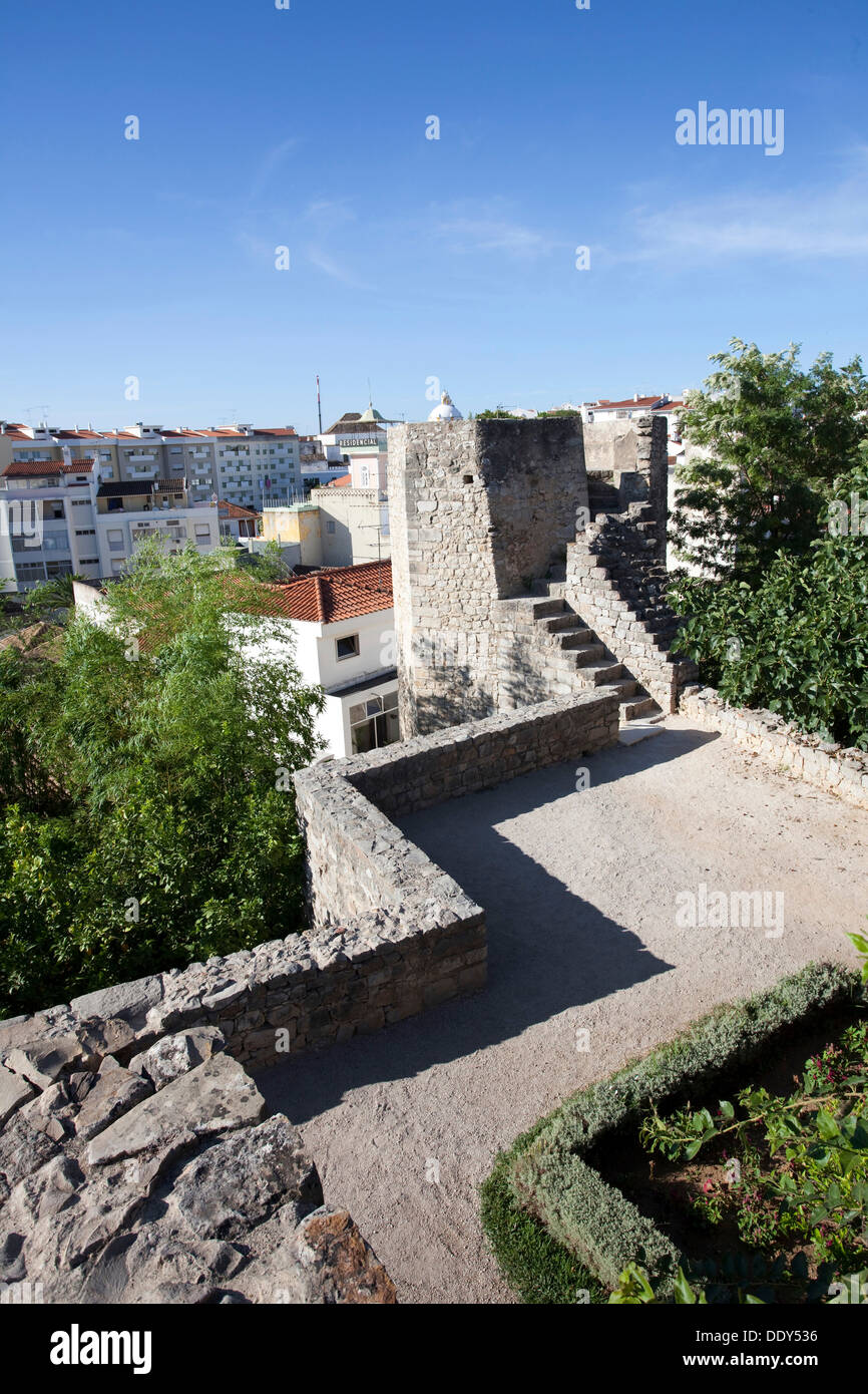 A patrol path over the massive wall at Tavira, Portugal, 2009. Artist ...