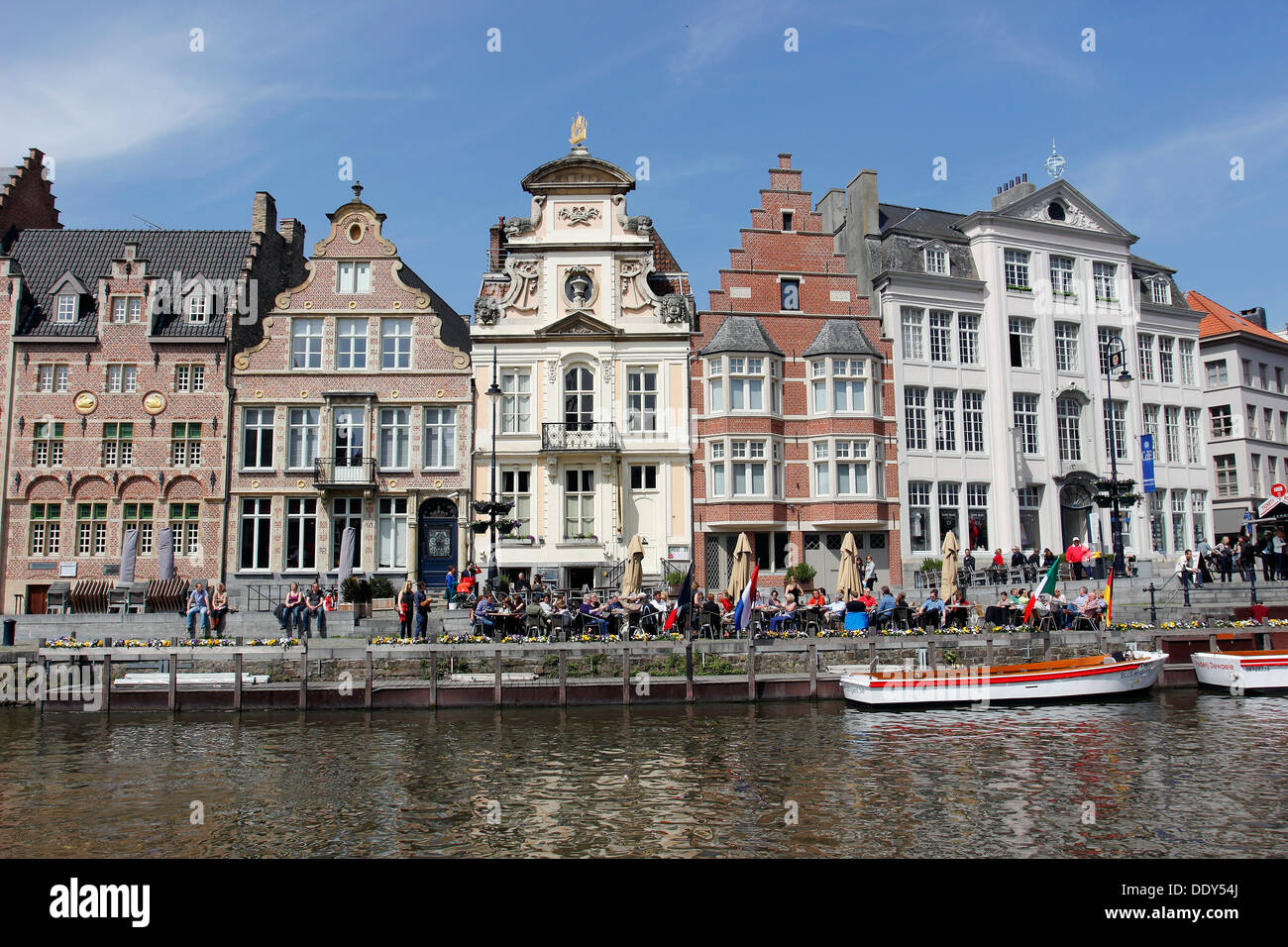 Row medieval house facades old hi-res stock photography and images - Alamy
