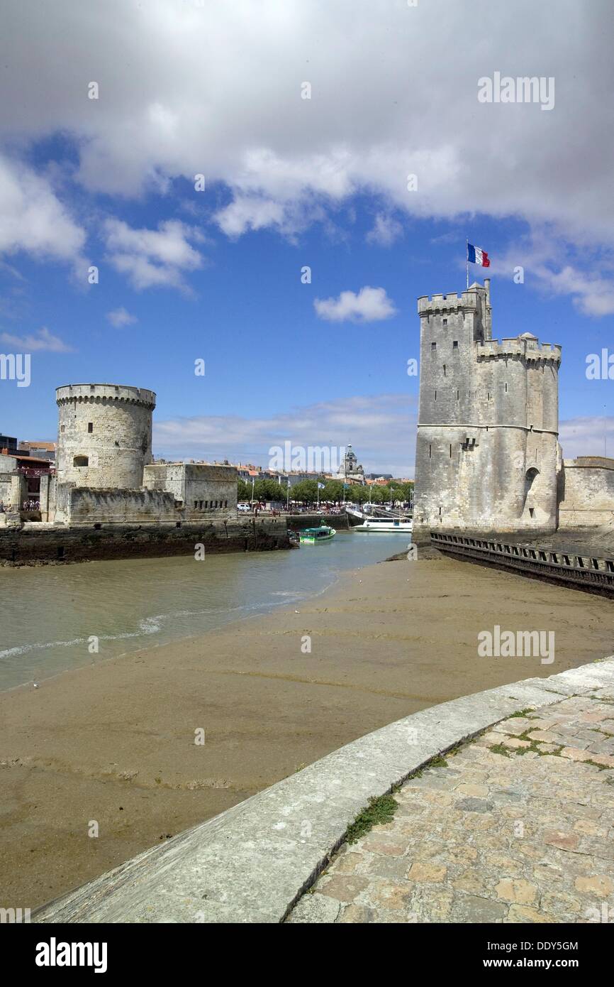 The towers of La Chaine, france Stock Photo - Alamy