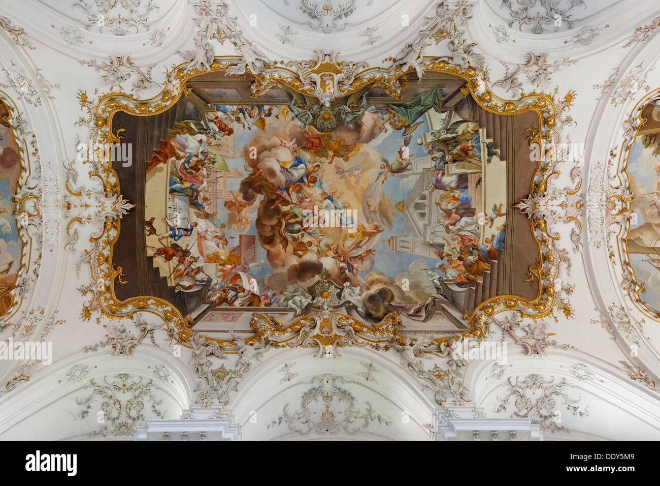 Minster of the Assumption of the Virgin Mary, Diessen's Heaven, ceiling ...