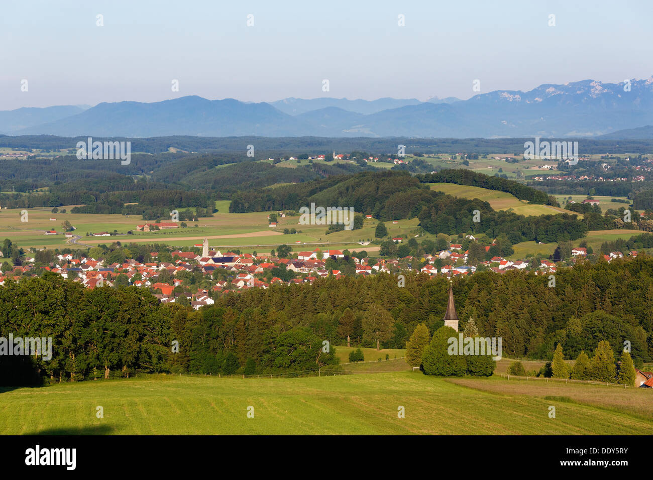 Townscape of Peissenberg Stock Photo - Alamy
