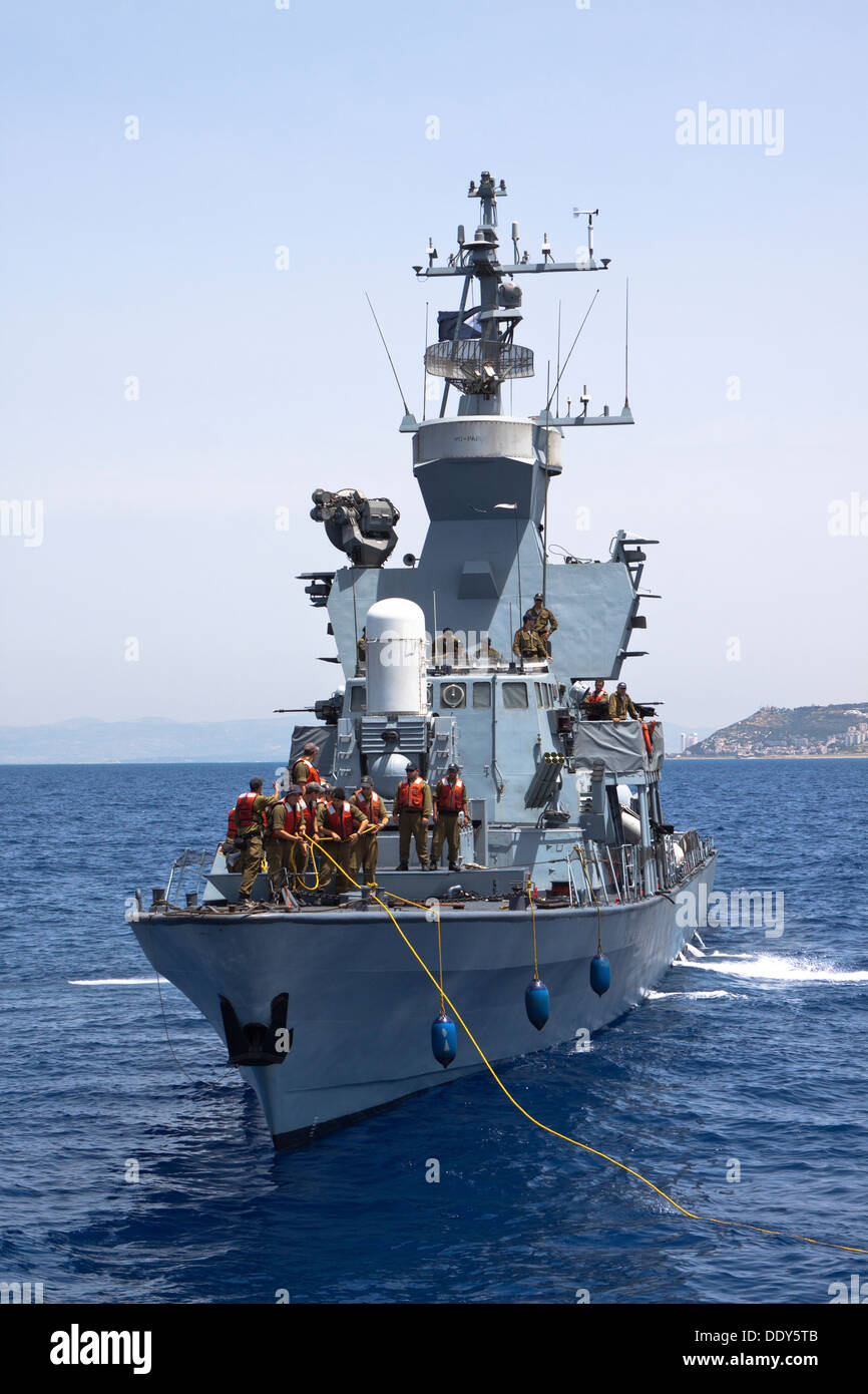 Israeli Navy missile boat class Saar 4.5 Stock Photo - Alamy