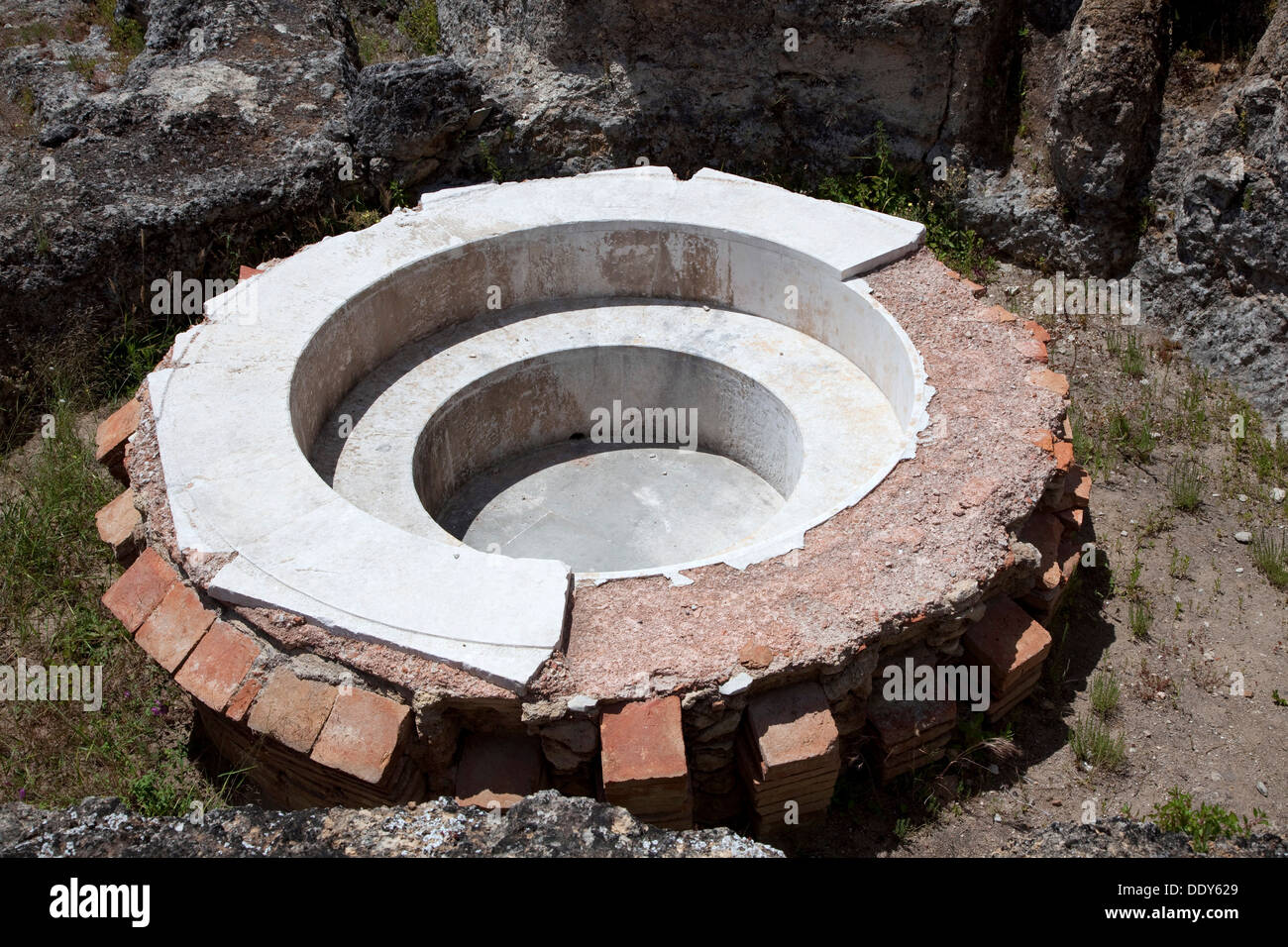 The laconicum of the wall baths, Conimbriga, Portugal, 2009. Artist ...