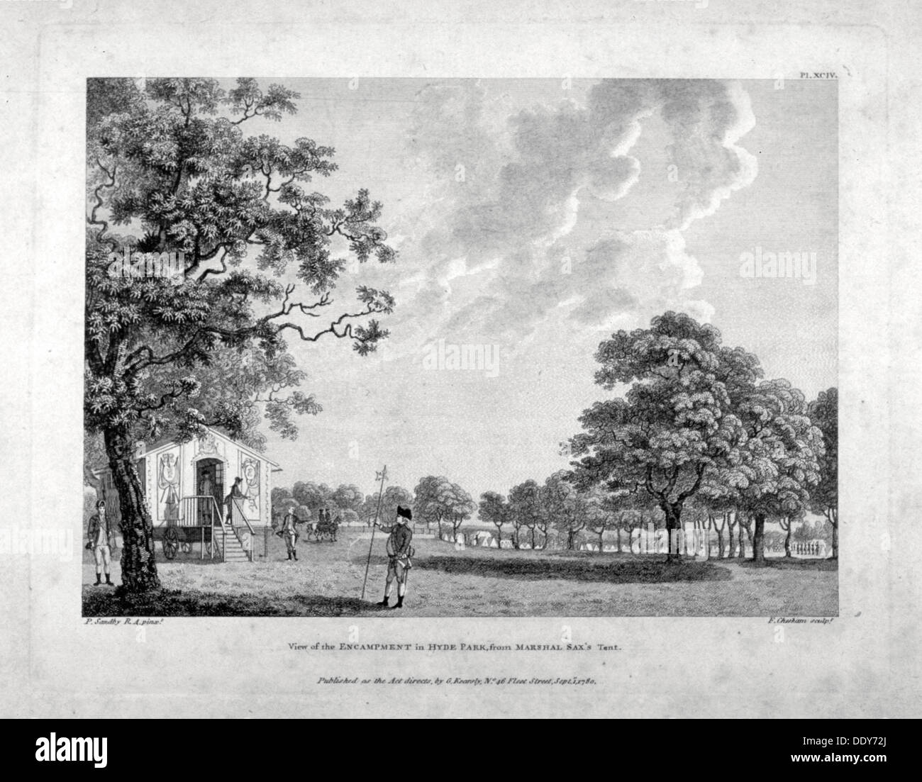 British army camp 1780 hi-res stock photography and images - Alamy