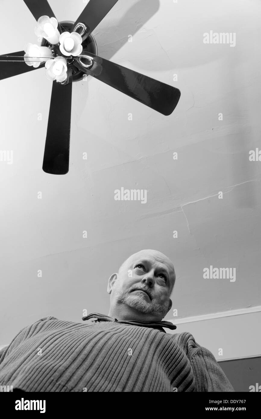 No one with ceiling Black and White Stock Photos & Images - Alamy