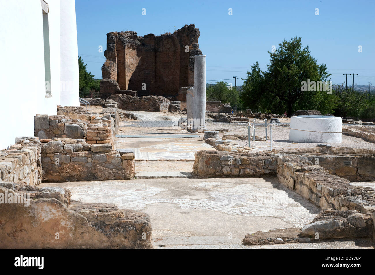 The east side of the peristylium, Milreu, Portugal, 2009. Artist ...