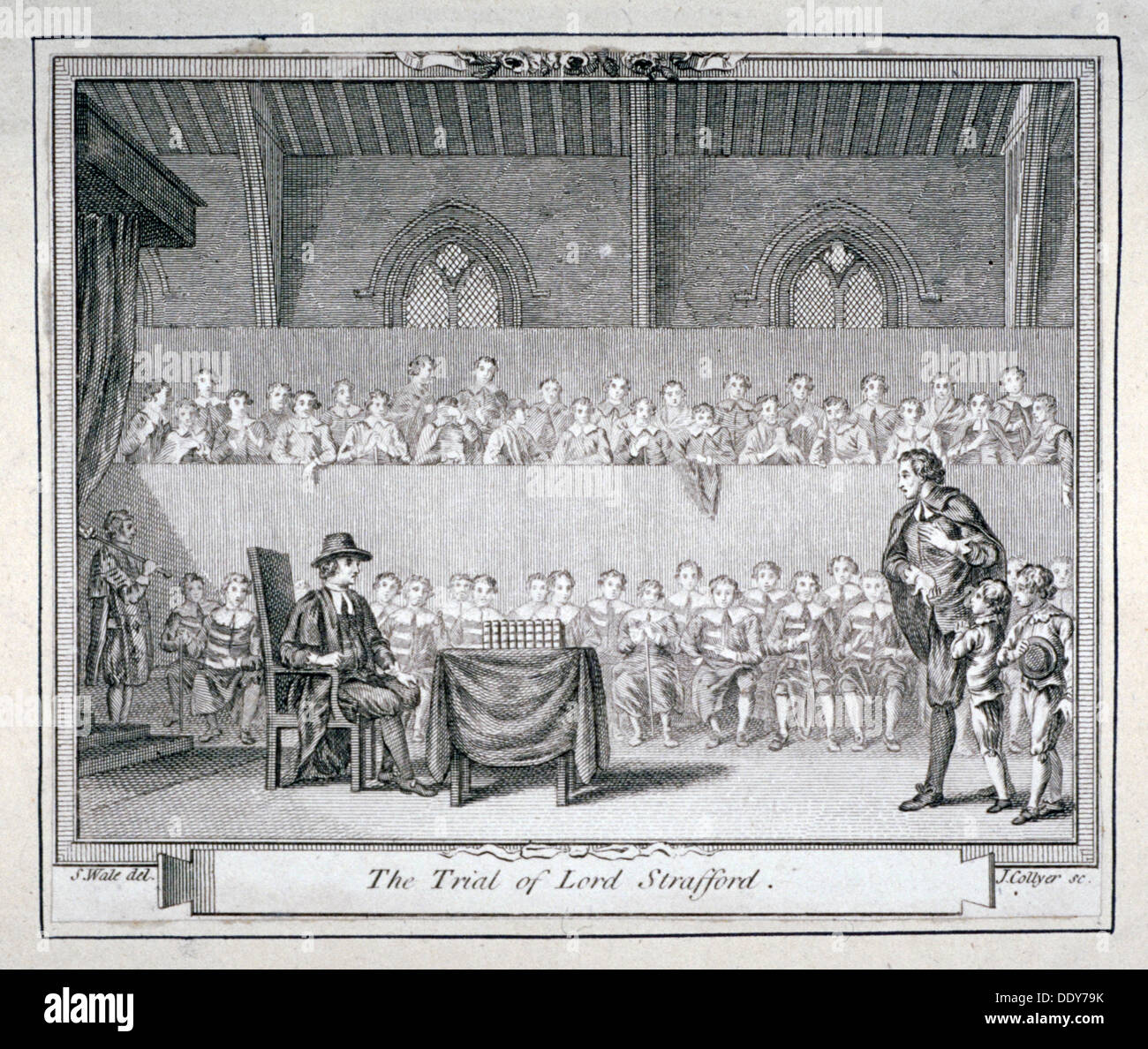 The Trial of Thomas Wentworth, Earl of Strafford, Westminster Hall ...