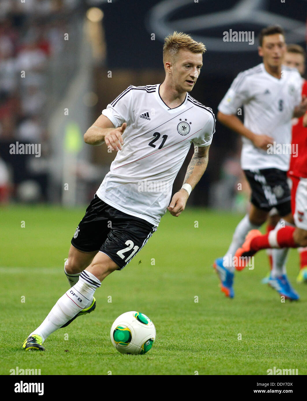 Germanys Marco Reus during the soccer match for the qualification of ...