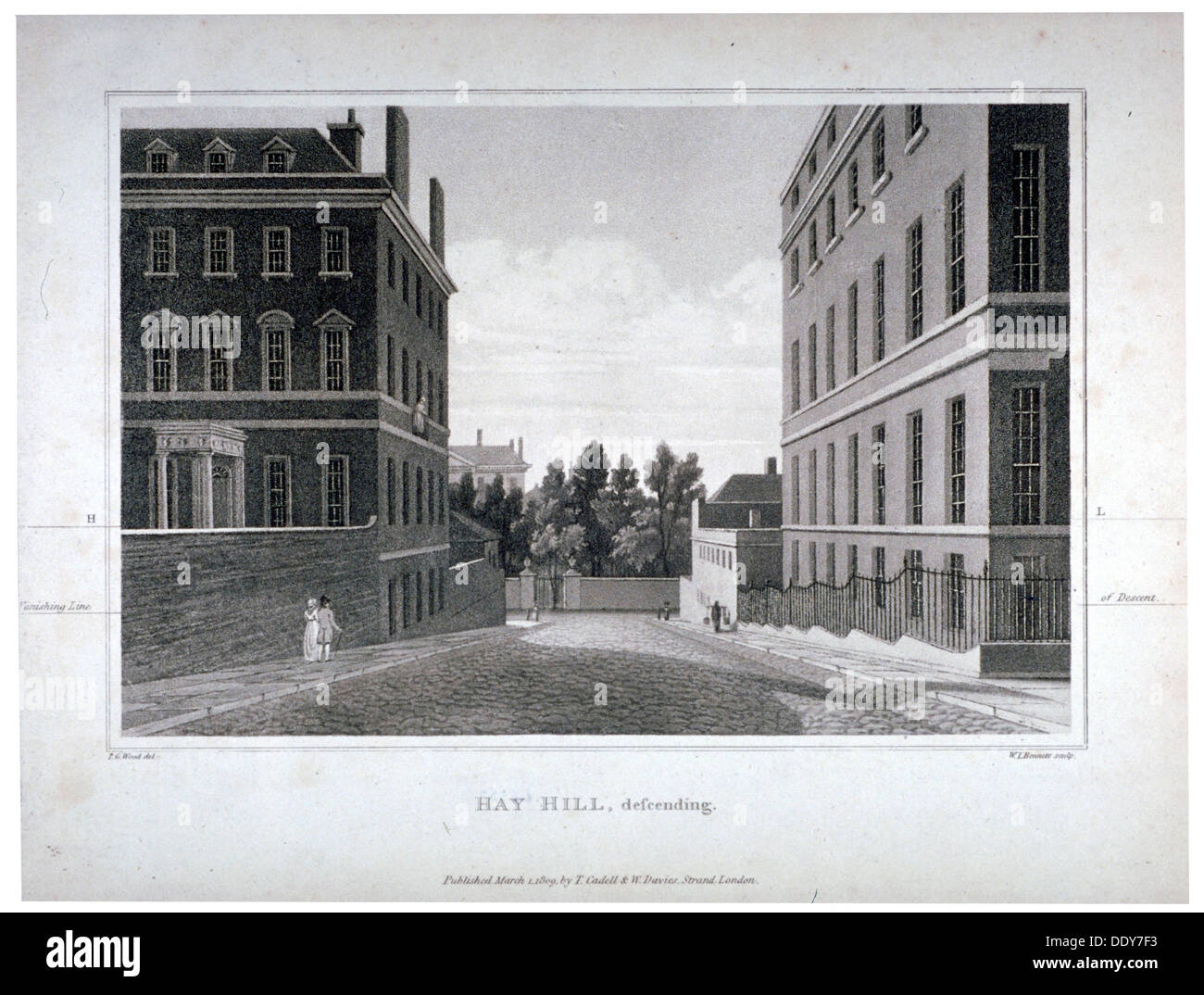 Hay hill westminster london 1809 hi-res stock photography and images ...