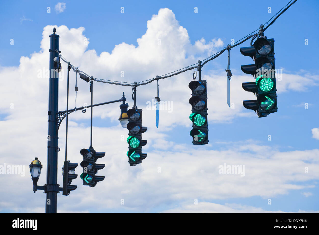 Lights hang wire sign hi-res stock photography and images - Alamy