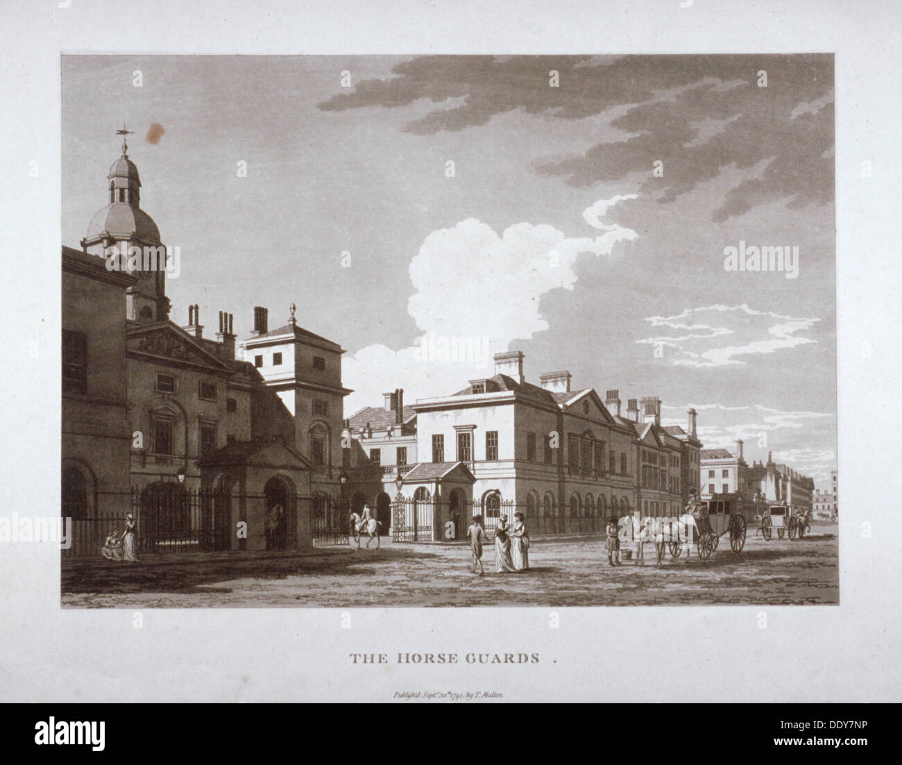 Horse Guards, Westminster, London, 1794. Artist: Anon Stock Photo - Alamy