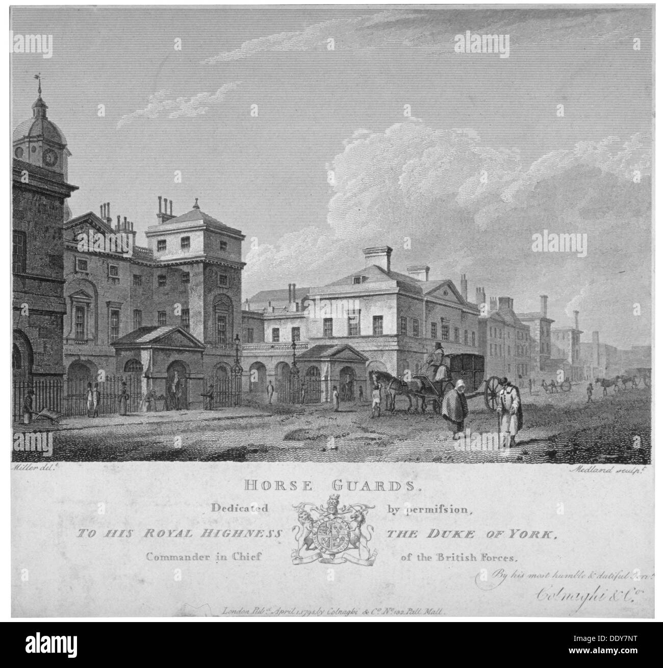 Horse and carriage 18th century Black and White Stock Photos & Images ...