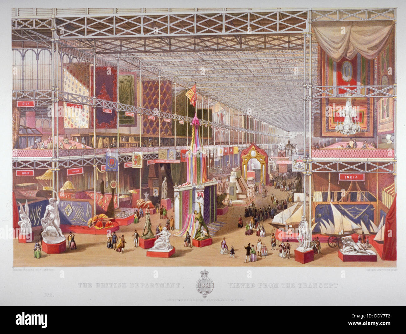 The Great Exhibition, Hyde Park, Westminster, London, 1851. Artist ...