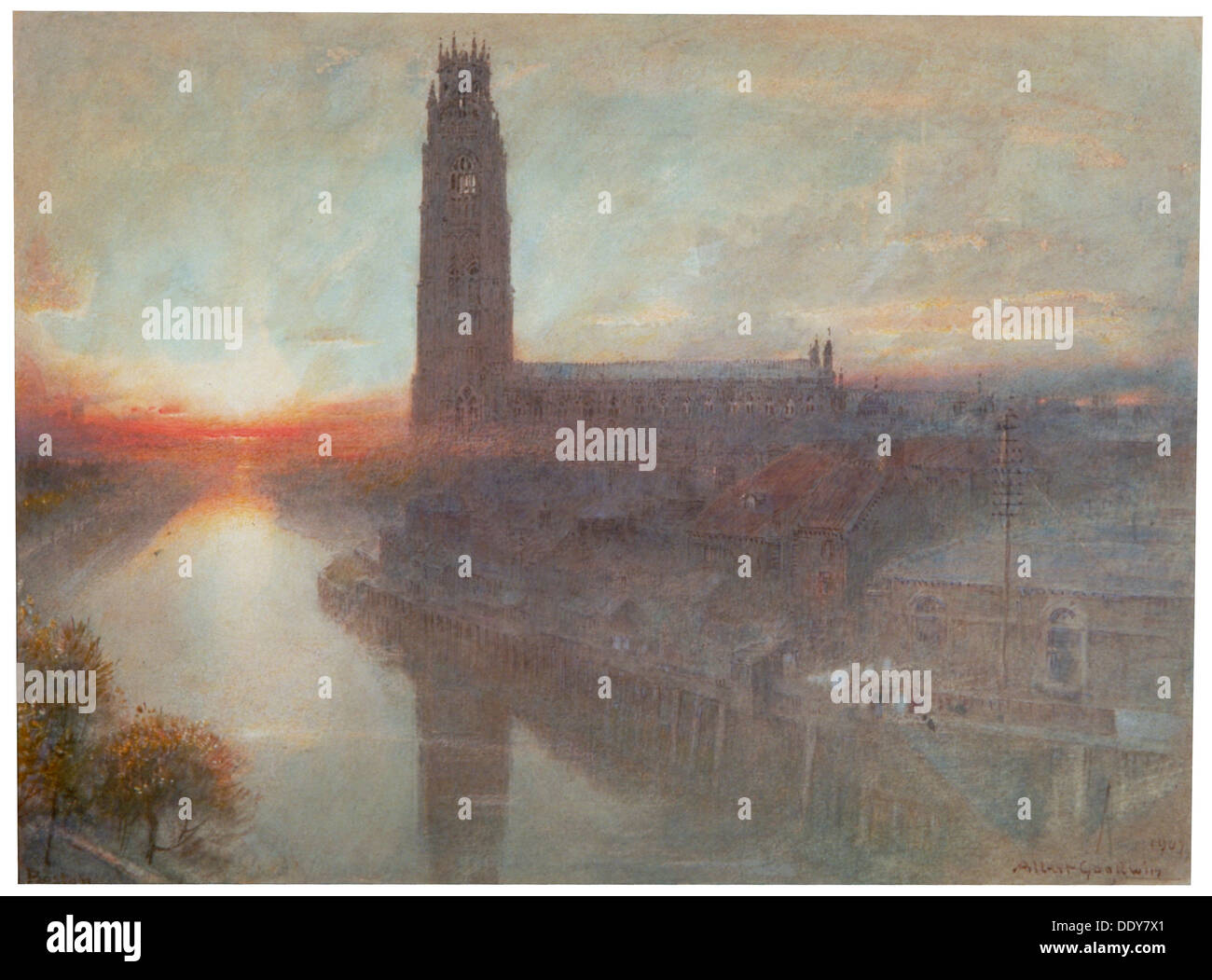 'Boston', 1907. Artist: Albert Goodwin Stock Photo - Alamy