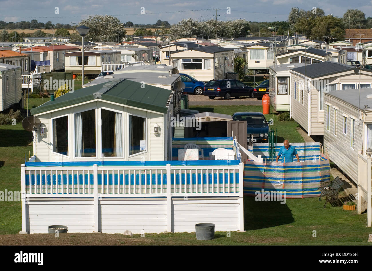 Static chalet, caravan holiday homes permanent camp site St Osyth Essex ...