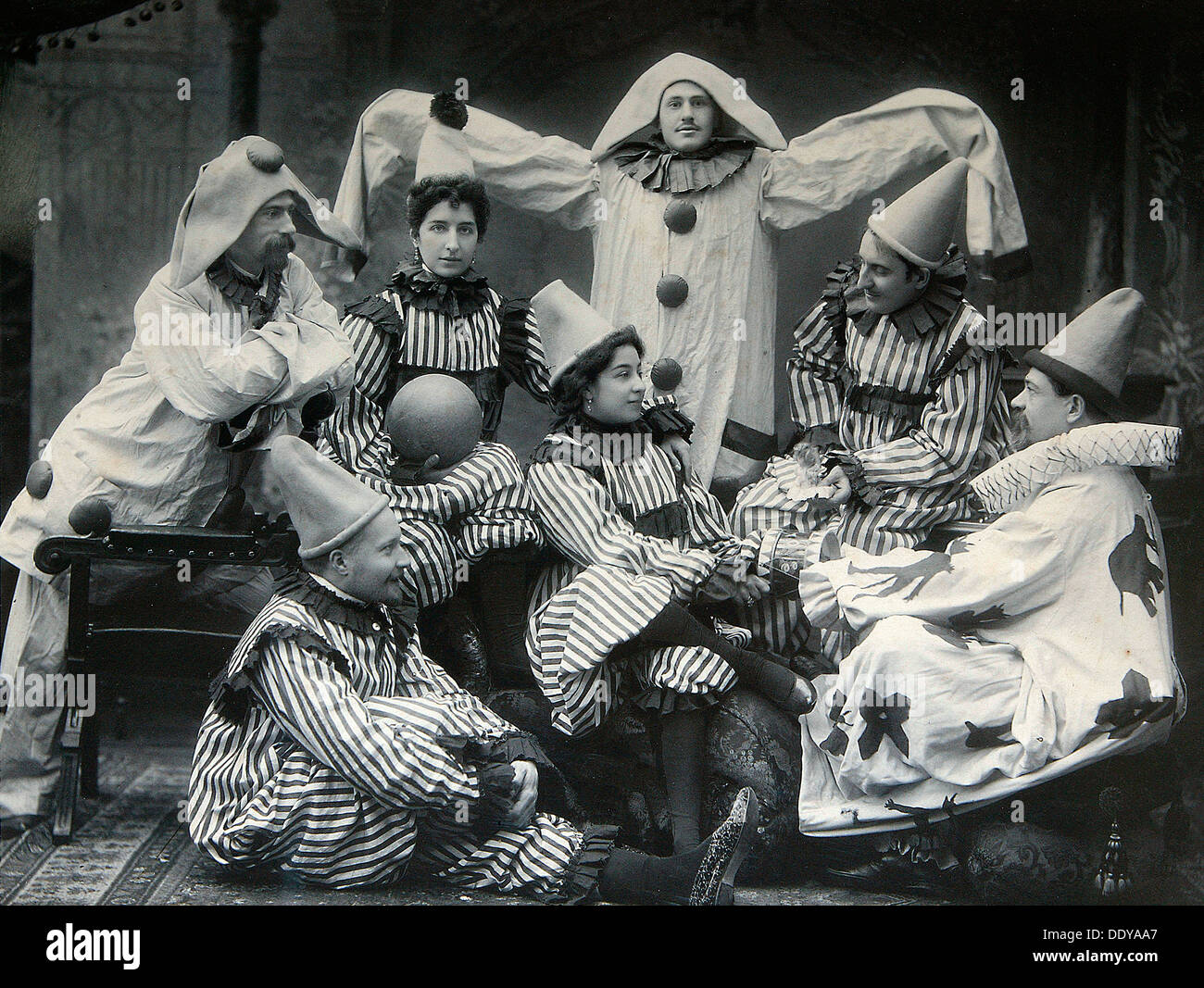 Theatre troupe, 1900s. Artist: Pyotr Petrovich Pavlov Stock Photo - Alamy