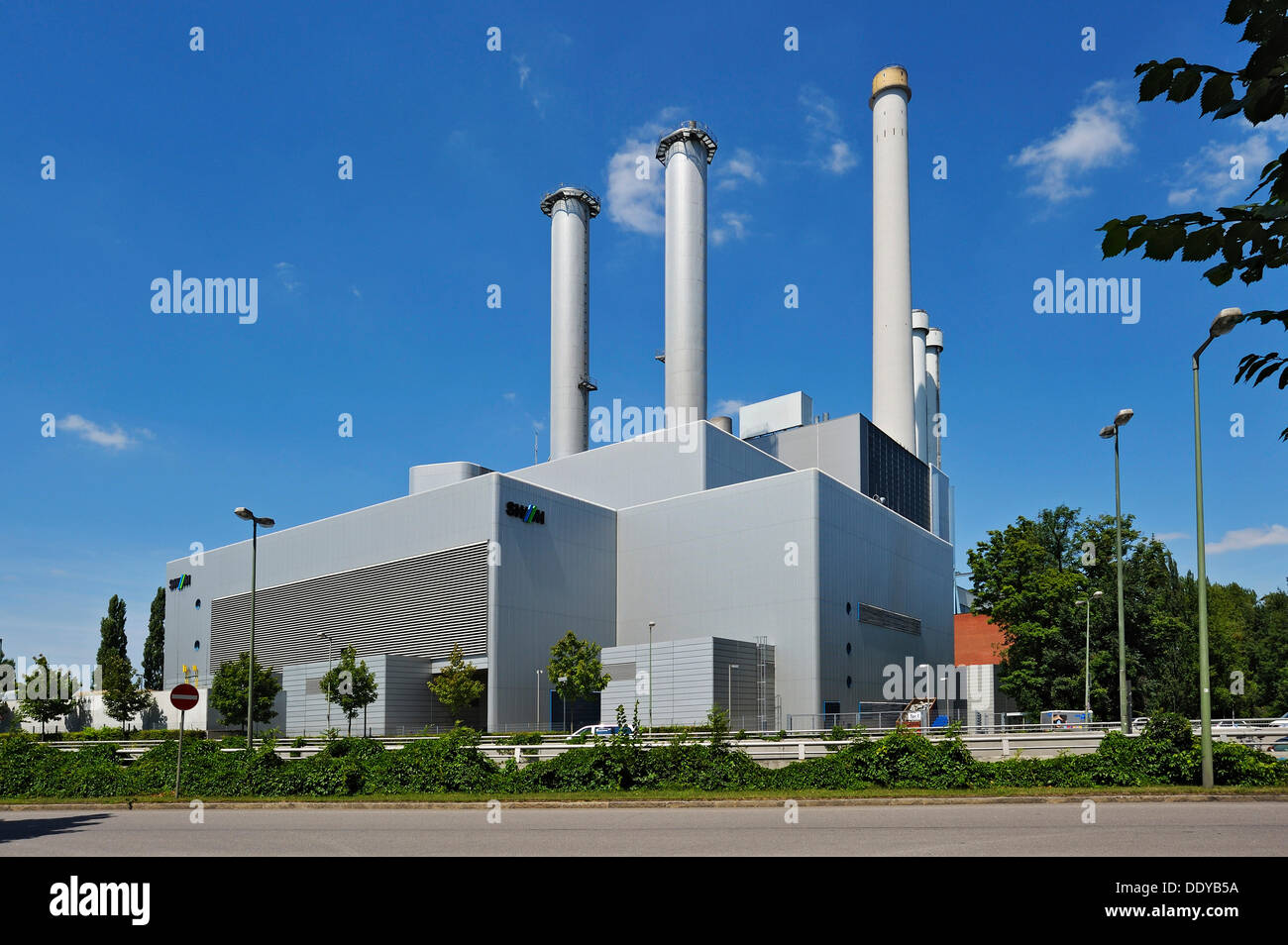 Co-generation power plant "Sued", combined heat and power plant ...