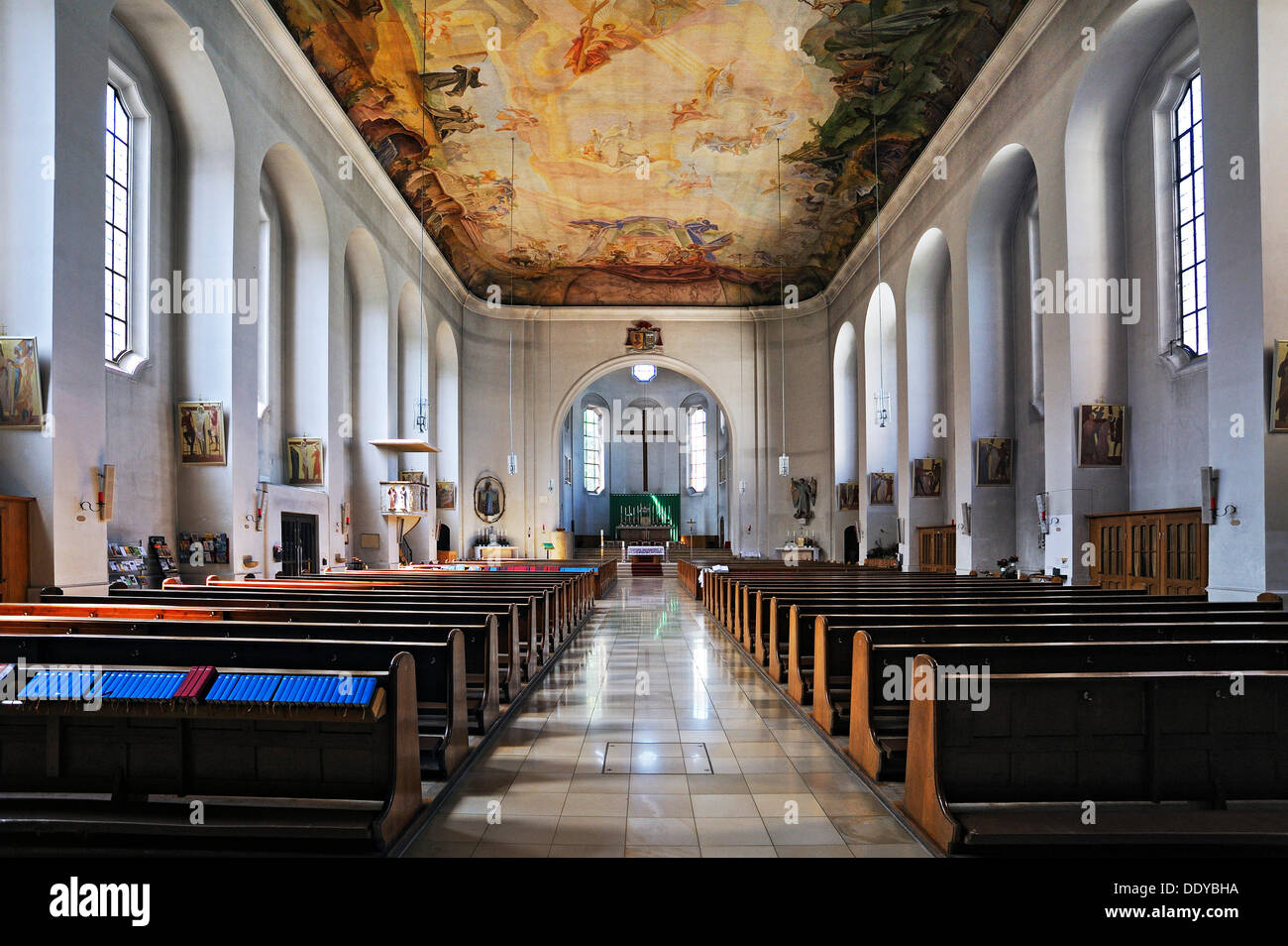 Church of St. Korbinian, Munich-Sendling, Munich, Bavaria Stock Photo ...