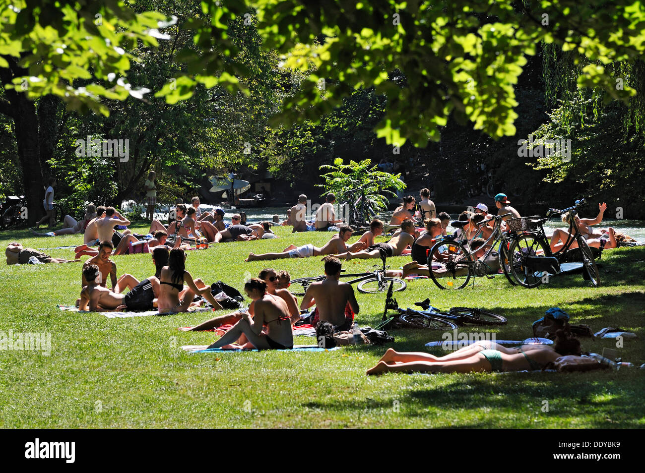 English People Sunbathing High Resolution Stock Photography and Images ...