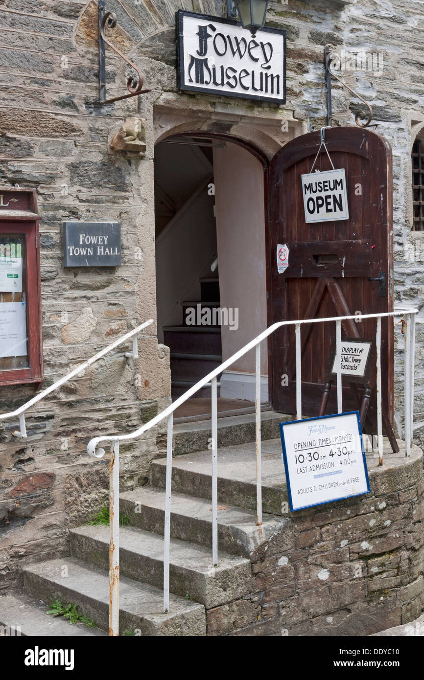 Fowey Museum in Cornwall Stock Photo - Alamy