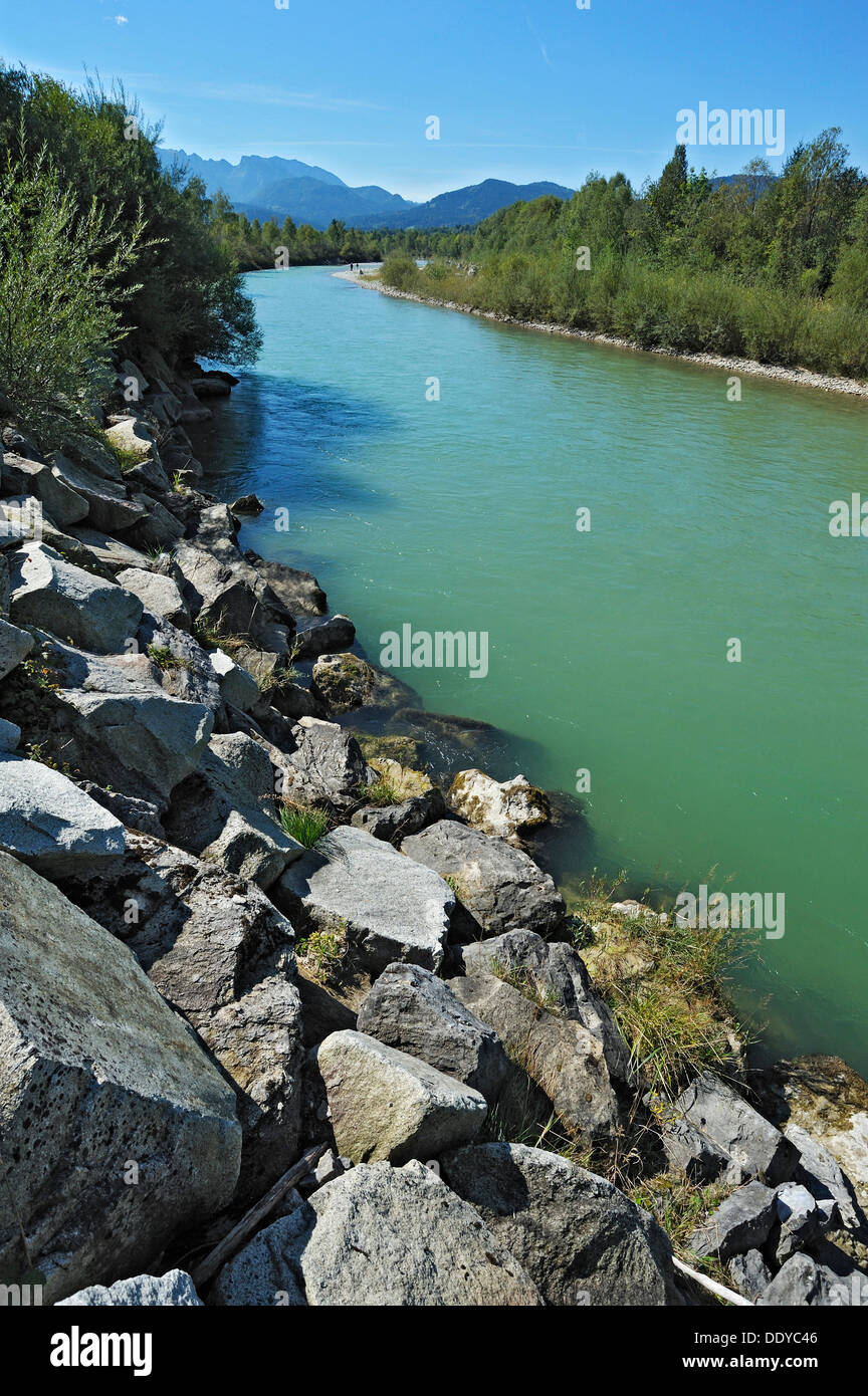 Isar river near Lenggries, Bavaria Stock Photo - Alamy