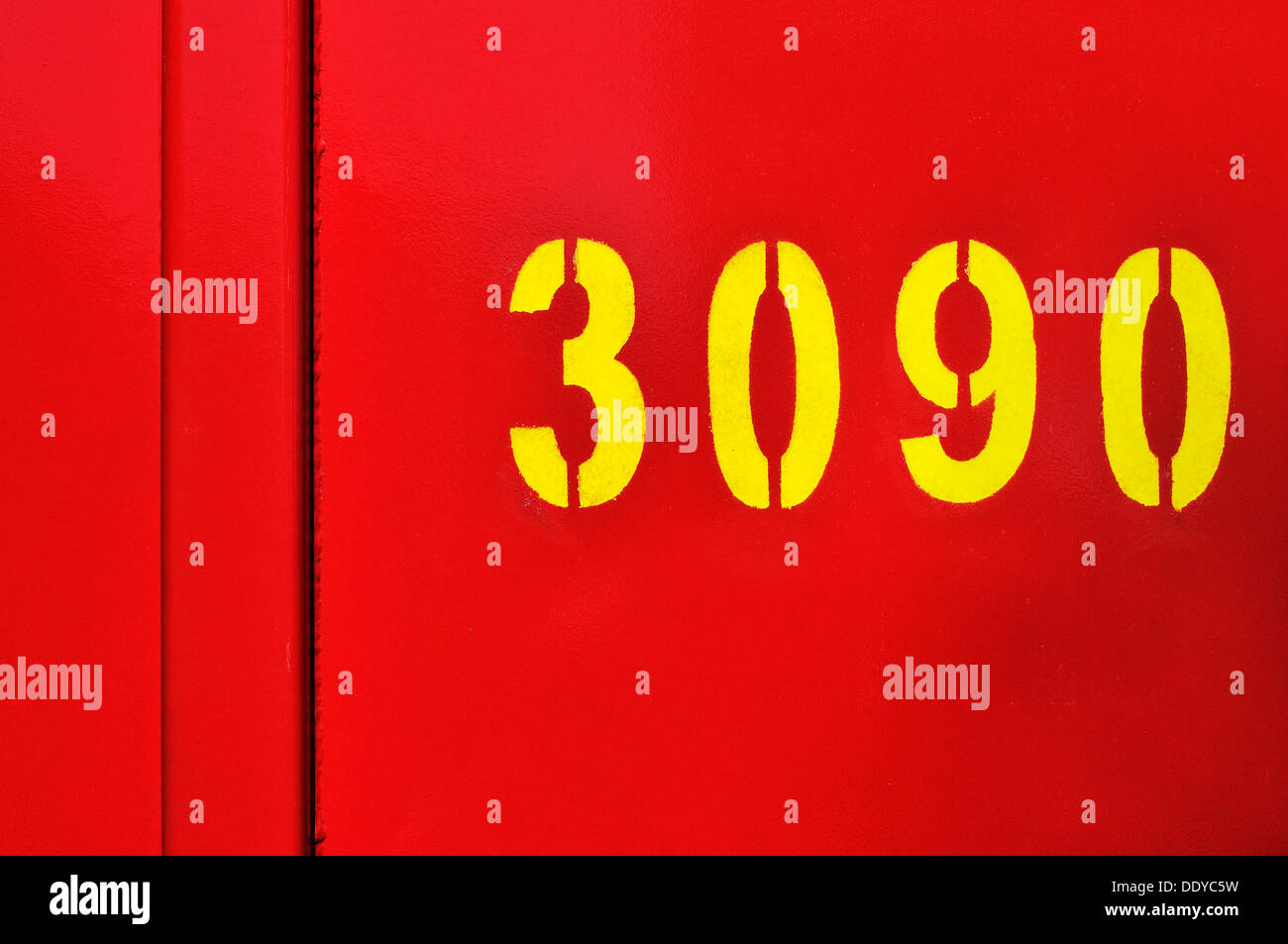 Yellow color number hi-res stock photography and images - Alamy