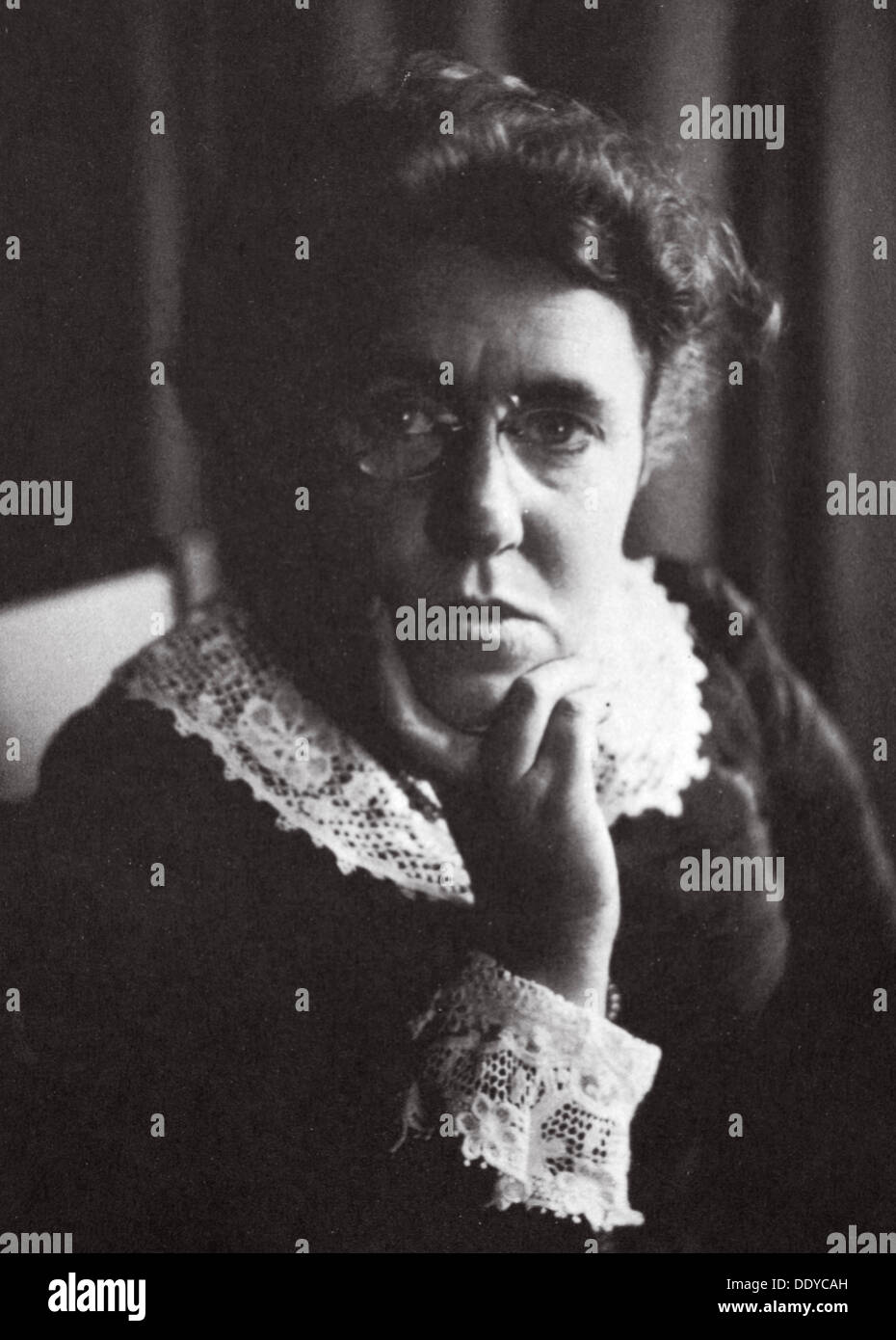Emma Goldman, Russian-born American anarchist and agitator, early 20th ...