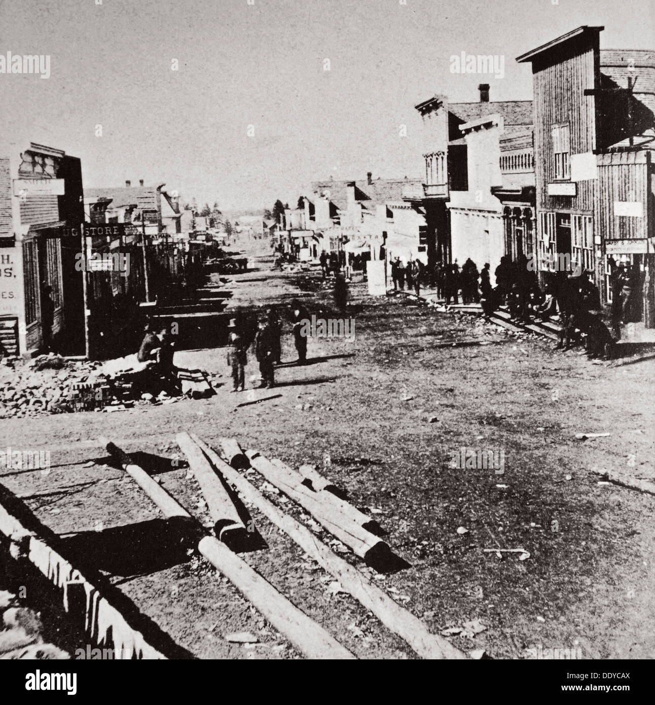 Leadville, Colorado, USA, 1870s. Artist: Unknown Stock Photo - Alamy