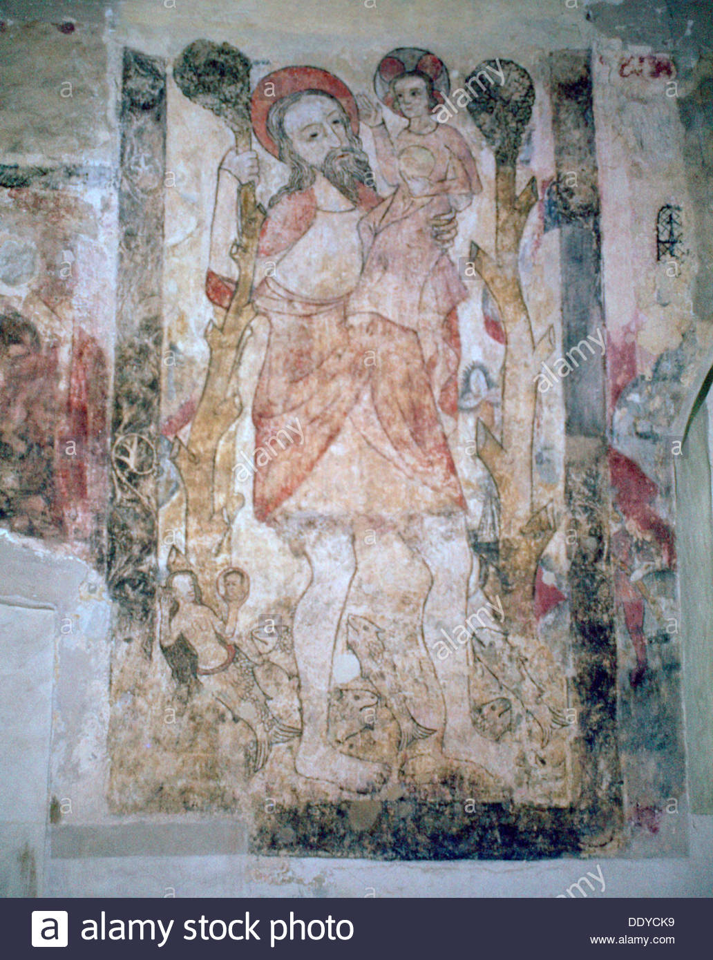 Medieval Wall Painting 15th Century Stock Photos & Medieval Wall ...
