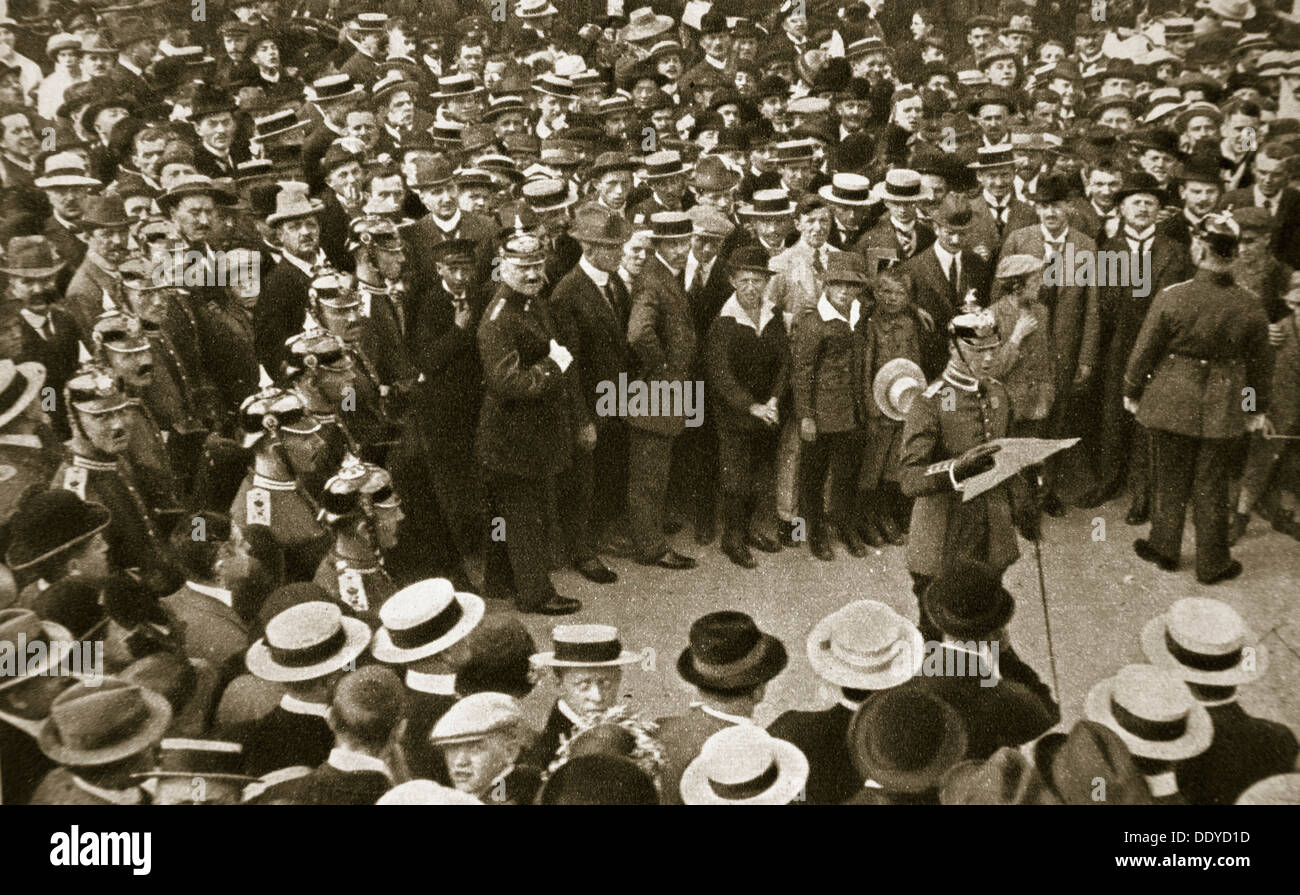 The proclamation of the german emperor hi-res stock photography and ...