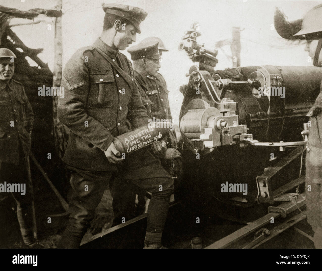 'A message for the Hun', France, World War I, 1916. Artist: Unknown ...